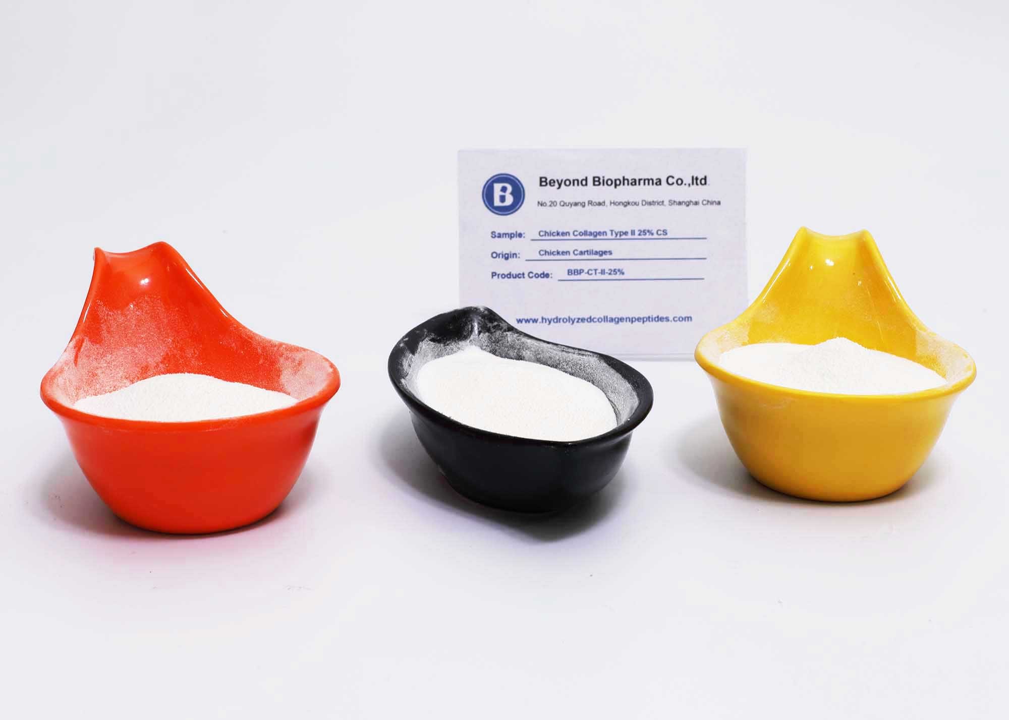 0.4g/ml Hydrolyzed Type ii Collagen Powder Extracted From Chicken Cartilage